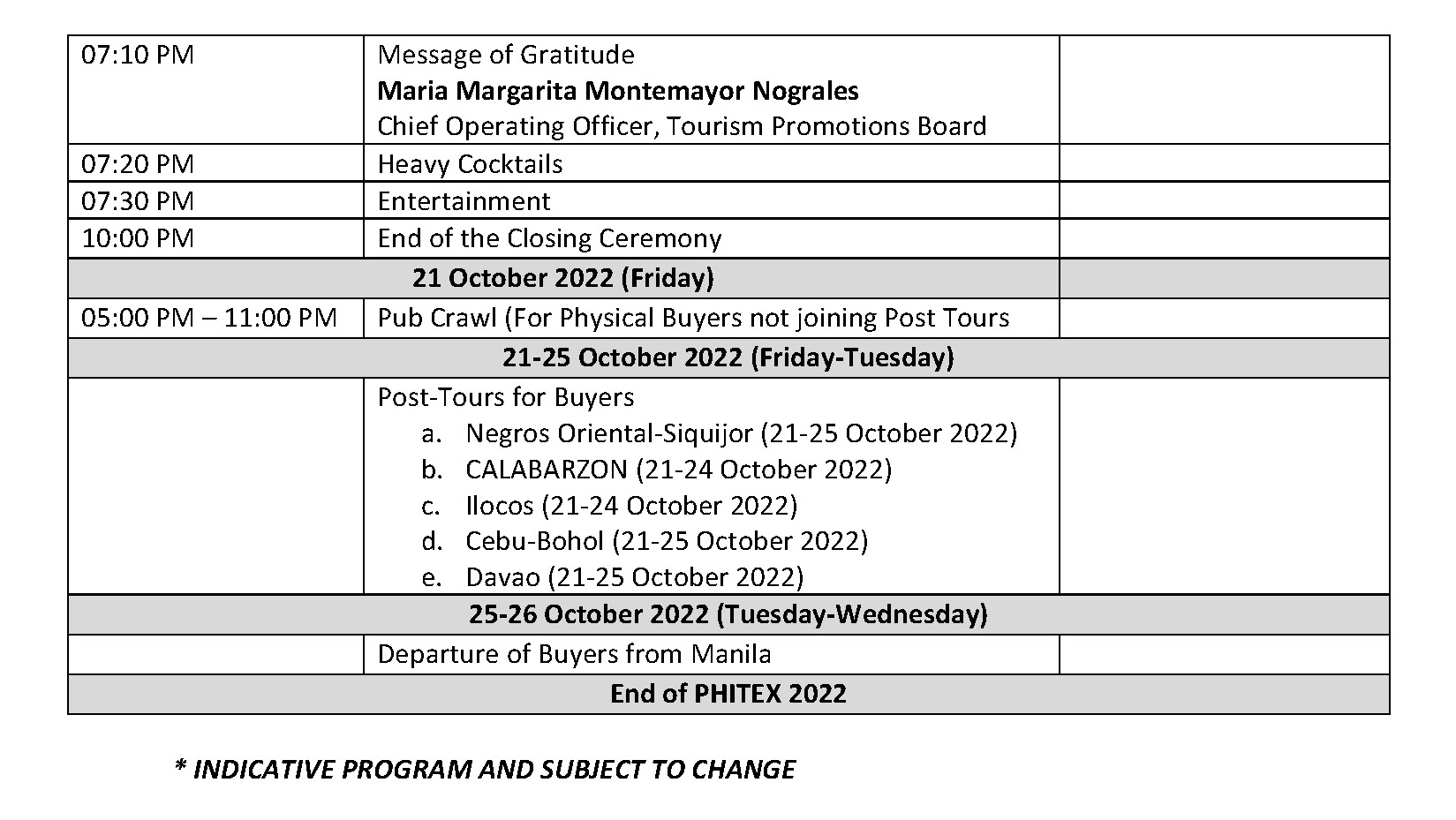 21st Philippine Travel Exchange (PHITEX) 2022 | PHITEX