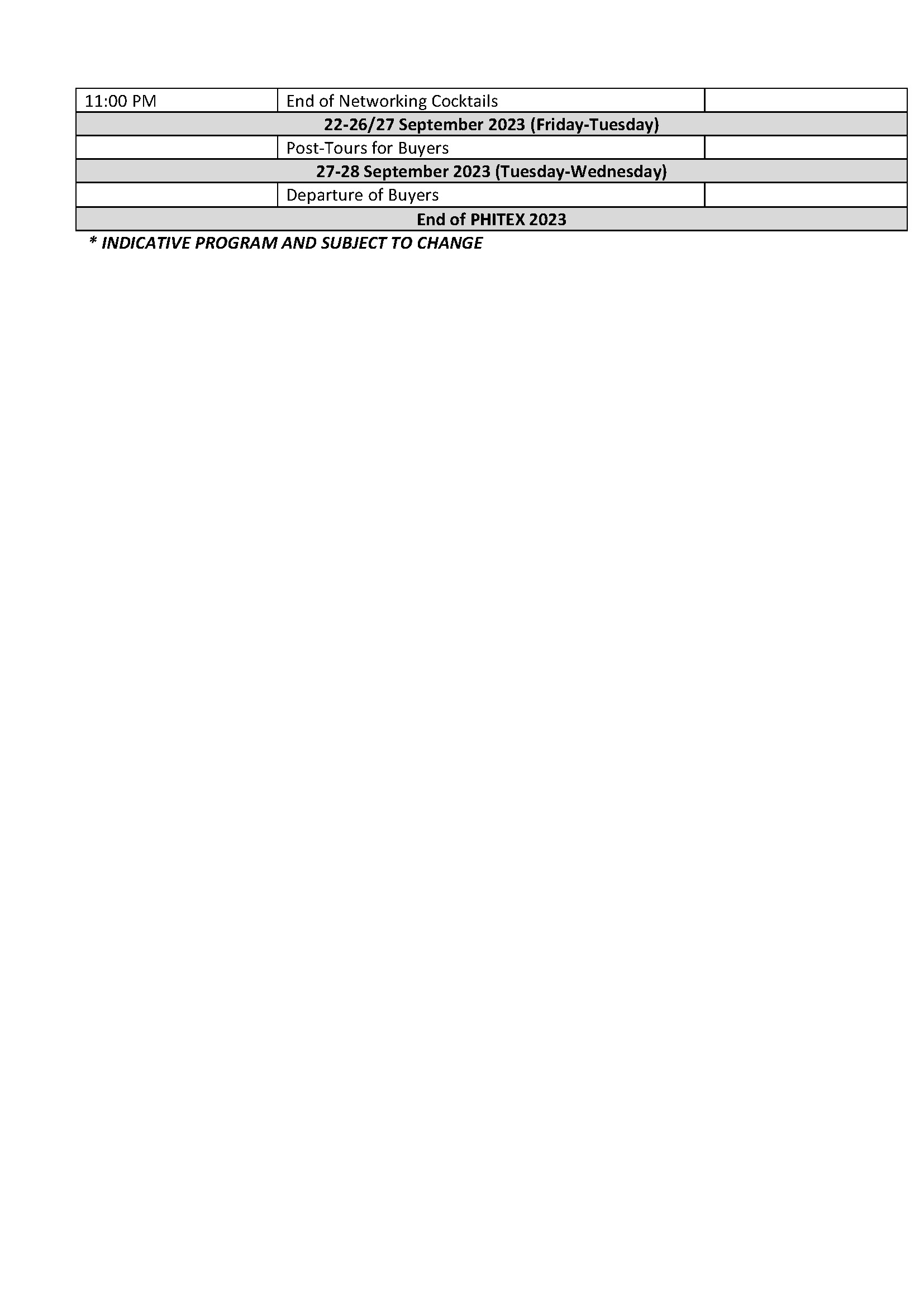 Philippine Travel Exchange (PHITEX) 2023 | PHITEX